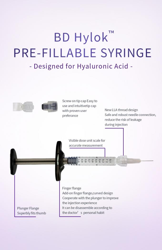 New Upgrade 1ml anti-wrinkle hyaluronic acid dermal lip filler injection